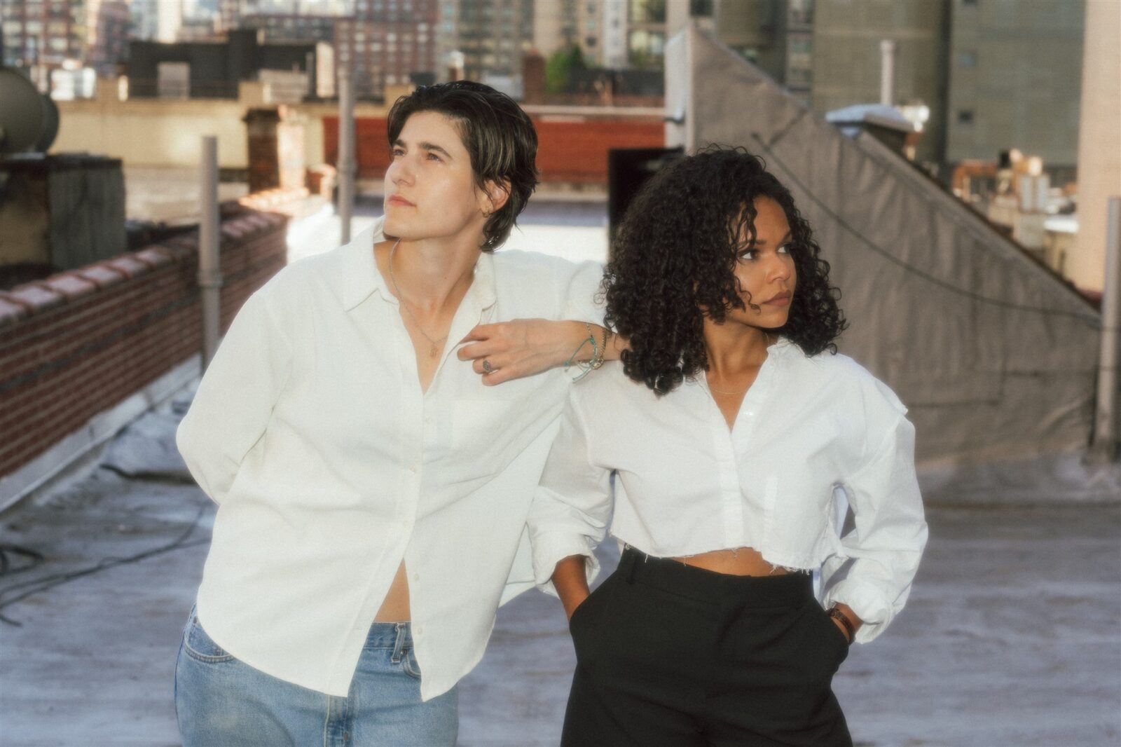 Grungy New York City Rooftop Couples Session - crtvduo.com