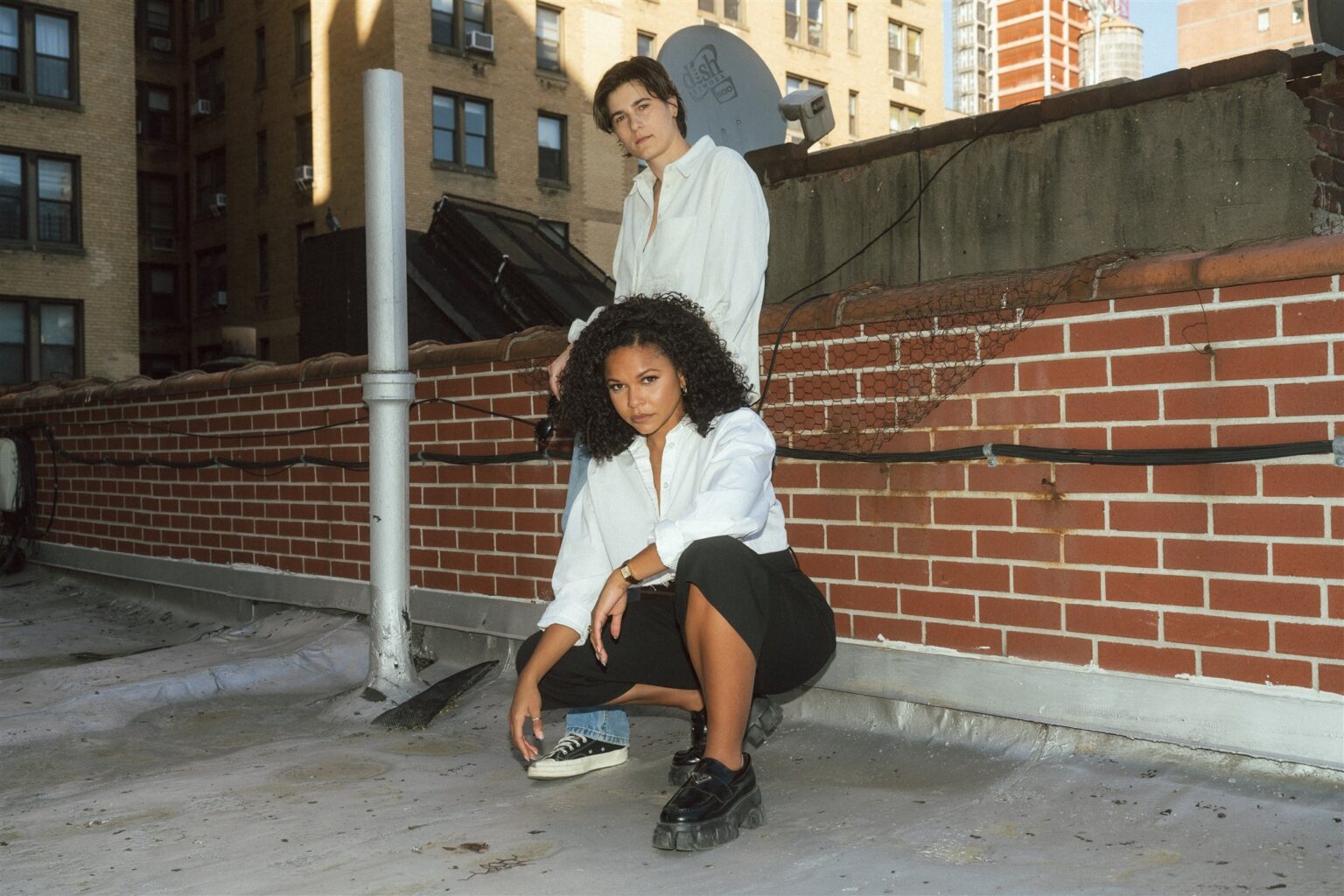 Grungy New York City Rooftop Couples Session - crtvduo.com