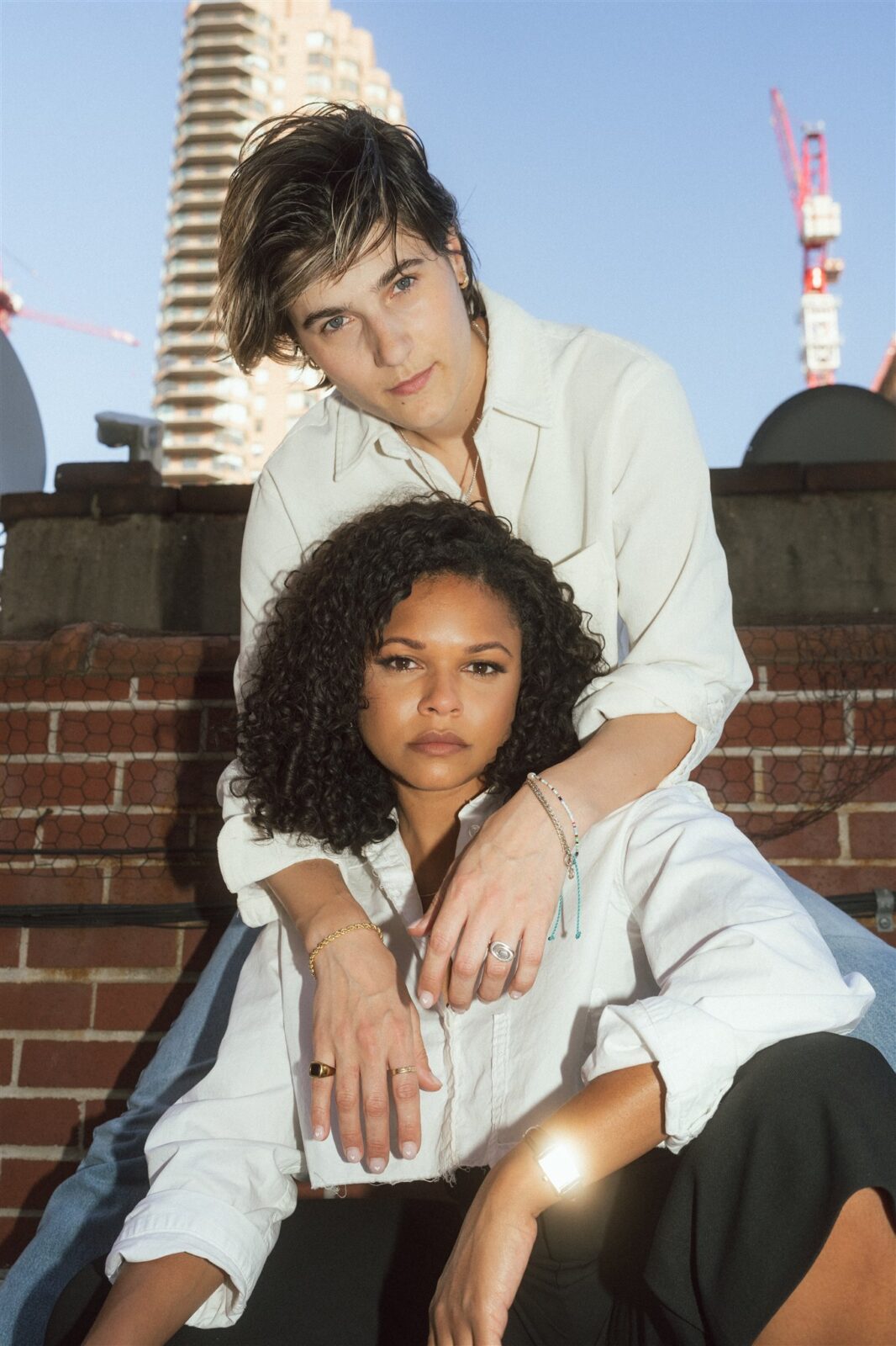 Grungy New York City Rooftop Couples Session - crtvduo.com